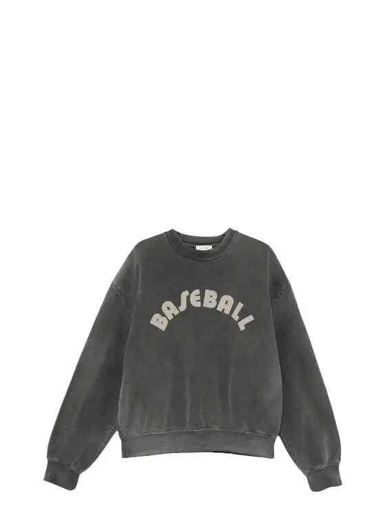 Fear Of God Baseball Classic Fit Half Raglan Sweatshirt - Off Black