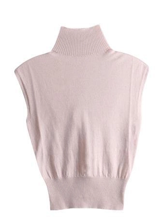 Rick Owens Sleeveless Turtleneck Top - Rose