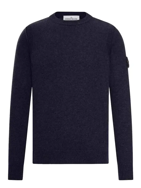 Stone Island Crew Neck Sweater - Blue