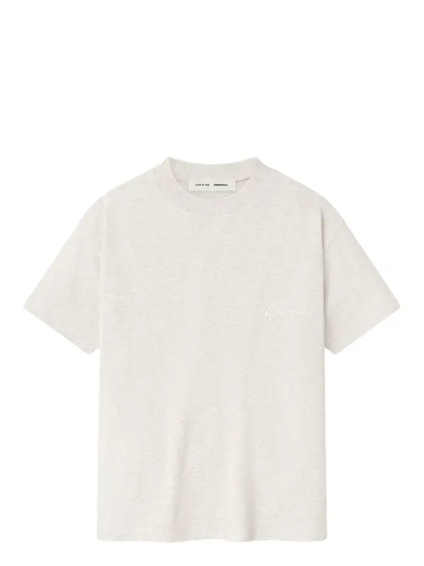 Fear Of God Embroidered Short Sleeve T-shirt - Cream