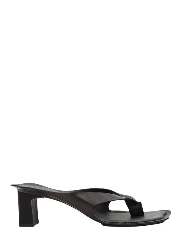 MAISON MARGIELA Heeled Thong Sandals - Black