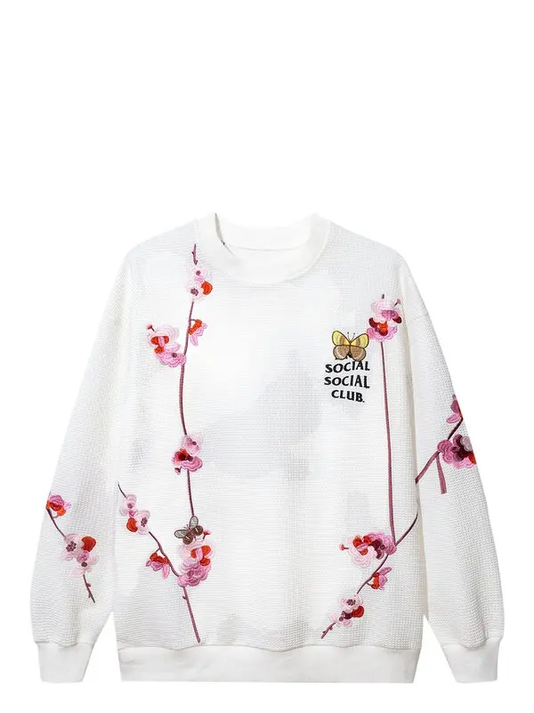 ANTI SOCIAL SOCIAL CLUB Kkoch" Knitted Thermal Crewneck - White