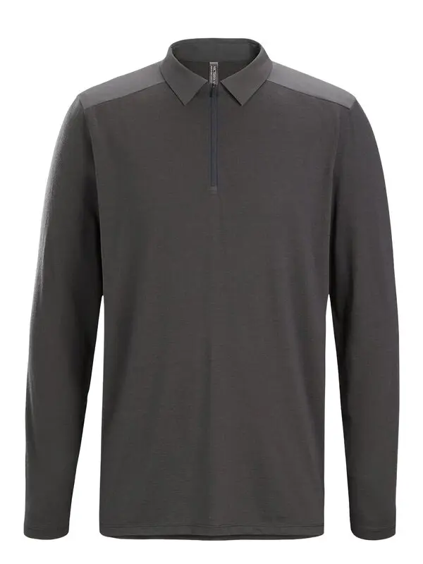 Arc'teryx Frame Long-sleeve Polo - Grey