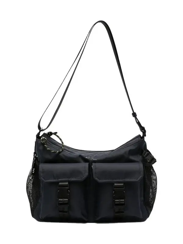 A.p.c. Mesh Panel Satchel Bag - Blue