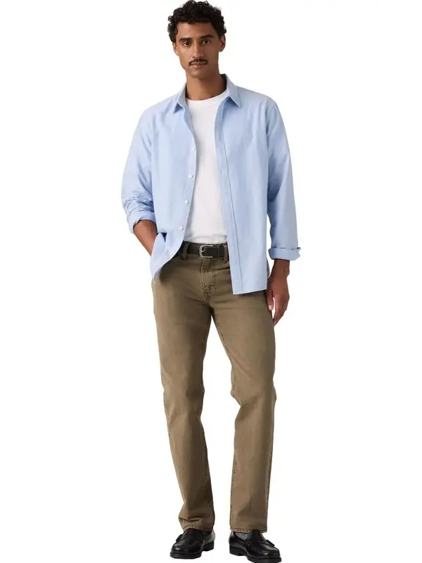 LEVI'S 514 Straight Garment Dye Jeans - Shitake Garment Dye