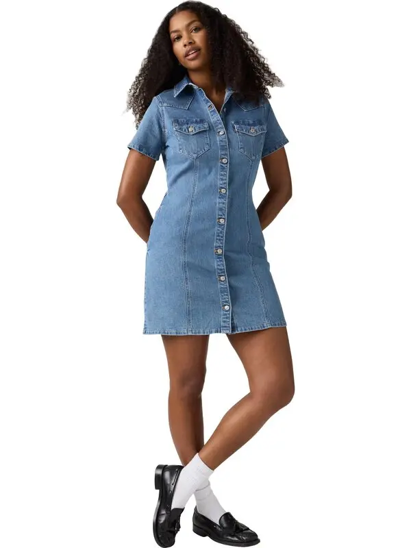 LEVI'S Trace Western Mini Dress - She's A Mid