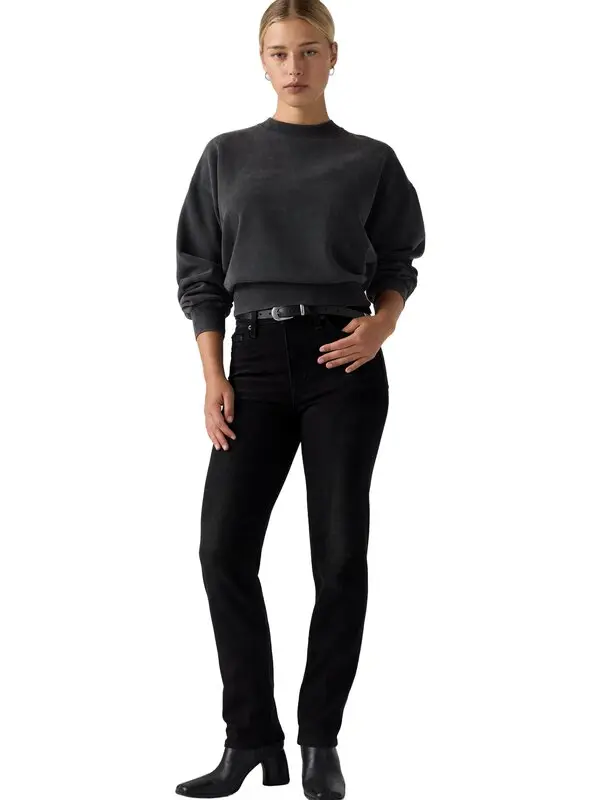 LEVI'S High Rise Slim Leg Jeans - Worn Midnight