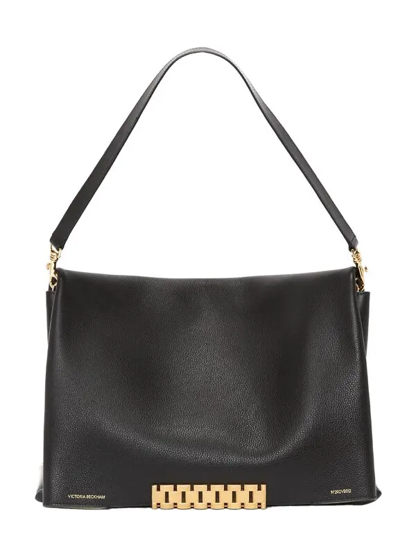 Victoria Beckham Jumbo Chain Pouch Bag - Black