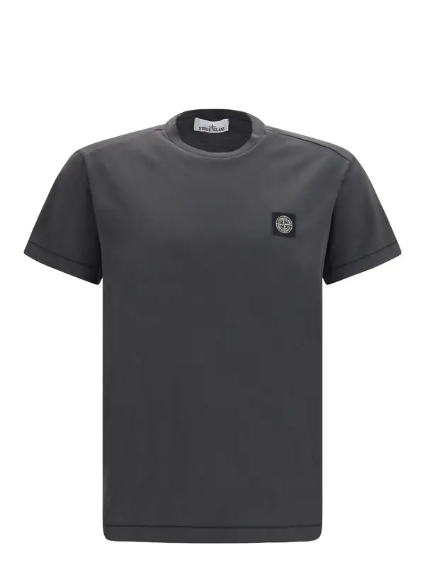 Stone Island Logo Patch T-shirt - Grey