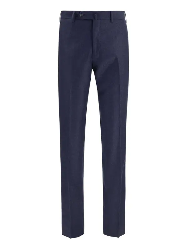 GERMANO Tailored Virgin Wool Pants - Blue