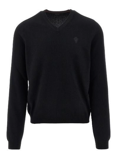 Gucci V-neck Long Sleeve Sweater - Black