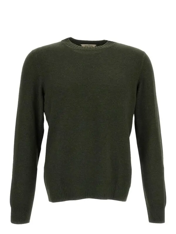 GRAN SASSO Long-sleeved Crew Neck Sweater - Green
