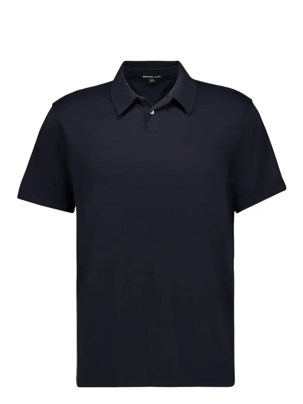 JAMES PERSE Brushed Lotus Polo Shirt - Black