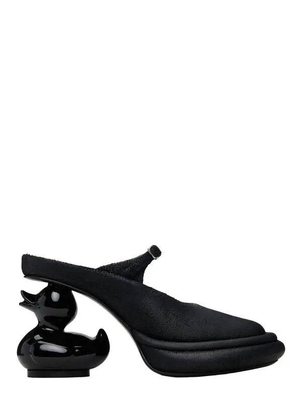 Mihara Yasuhiro Sculptural Duck High Heels - Black