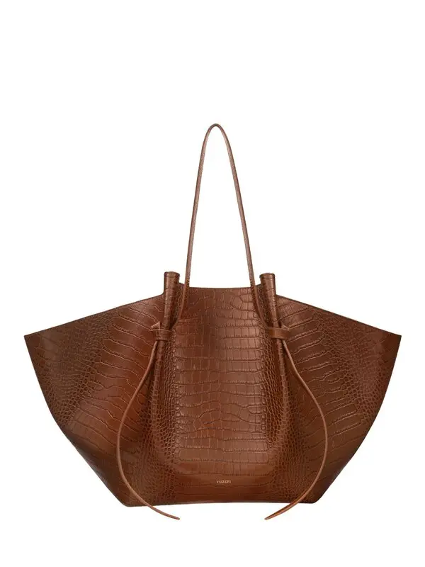 Yuzefi Xl Mochi Croc-effect Calf Leather Tote Bag - No