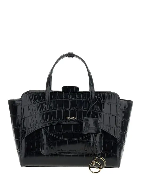 HIDESINS Top-handle Shoulder Bag - Black