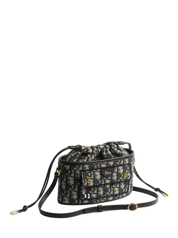 Dior Travel Mini Bucket Bag - Blue