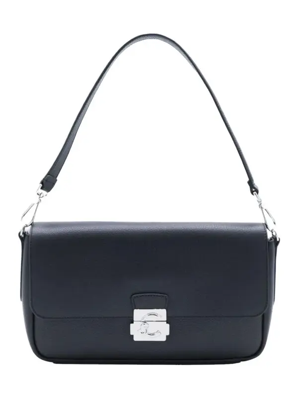 COCCINELLE Flap Buckle Shoulder Bag - Black