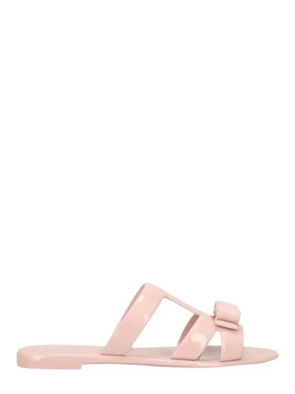 FERRAGAMO Logo Detail Open-toe Sandals - Nude
