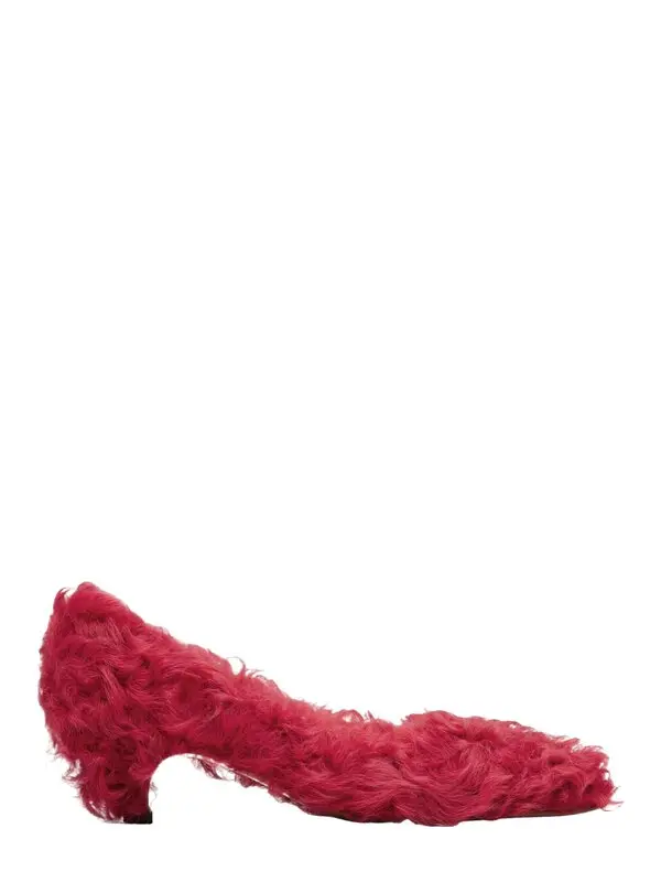 Undercover Furry High Heels - Red