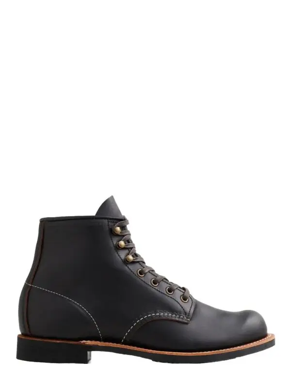 Red Wing Smith Lace-up Stitch-detail Boots - Black