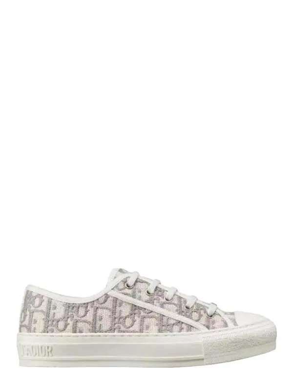 Dior Walk'n' Sneaker With Oblique Pattern - Light Gray