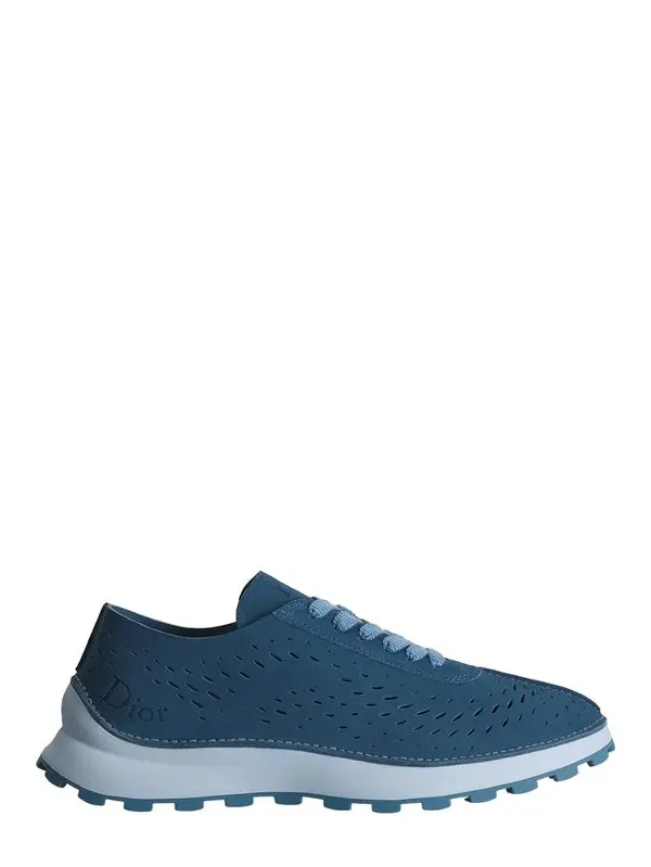 Dior Logo Lace-up Sneakers - Blue
