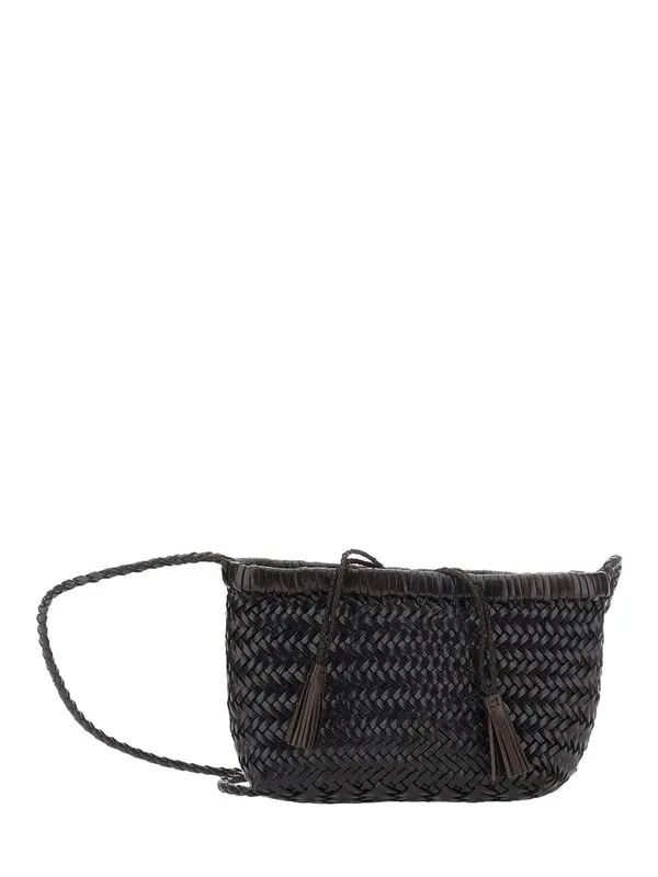 Dragon Diffusion Minsu Handwoven Shoulder Bag - Brown