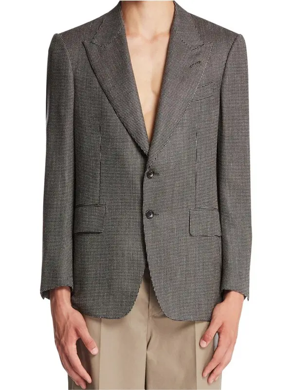TOM FORD Single-breasted Blazer - Black