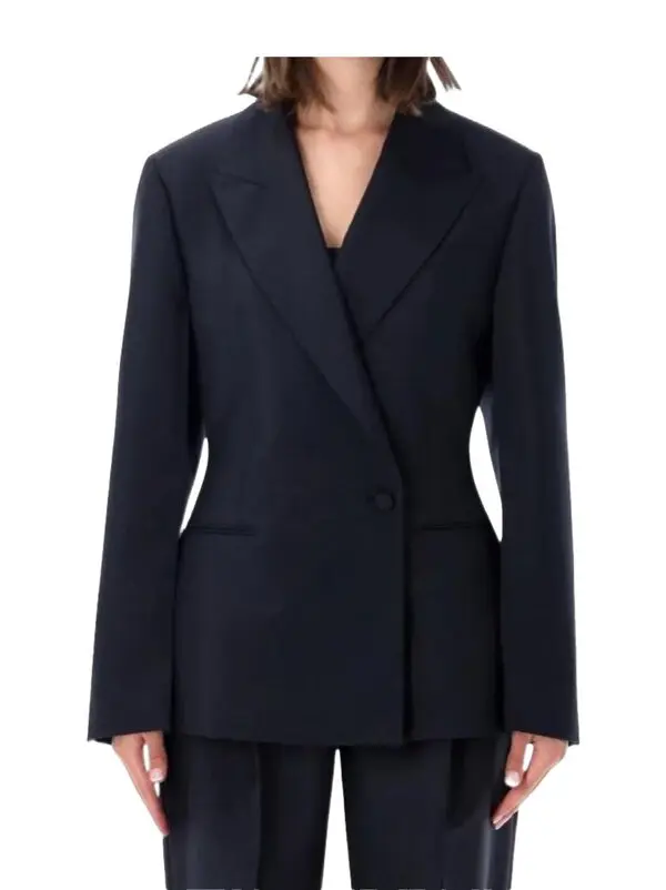 RÓHE Long Sleeve Blazer - Blue