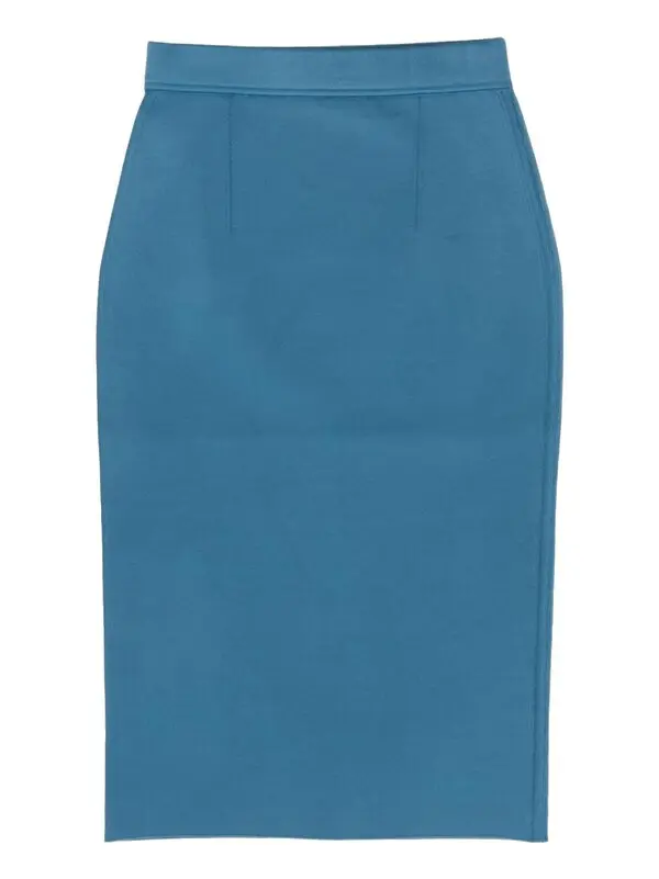TOM FORD Knitted Midi Skirt - Blue