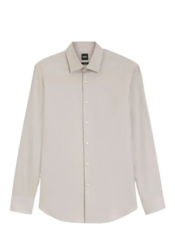 Hugo Boss Long-sleeved Shirt - Khaki