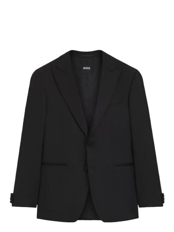 Hugo Boss Long-sleeved Suit Jacket - Black