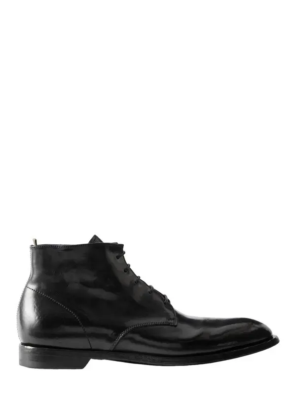 Officine Creative Sound 013 Leather Lace-up Boots - Black