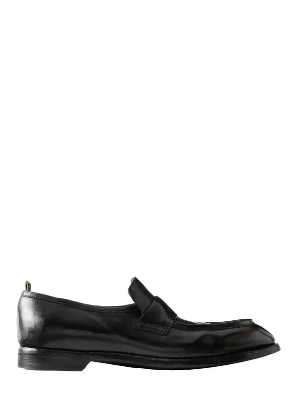Officine Creative Sound 010 Leather Loafers - Black