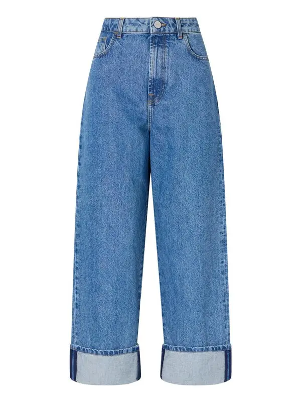 RÓHE Rixt Wide-leg Jeans - Blue