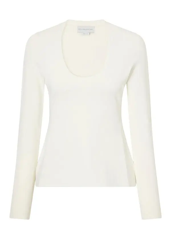Stella McCartney Long Sleeve Jersey T-shirt - Neutrals