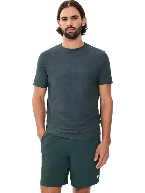 Vuori Strato Tech Tee - Hemlock Heather