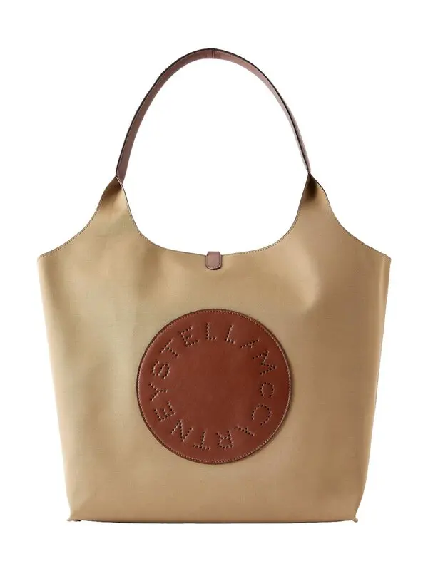 Stella McCartney Logo-embossed Reversible Tote - Brown