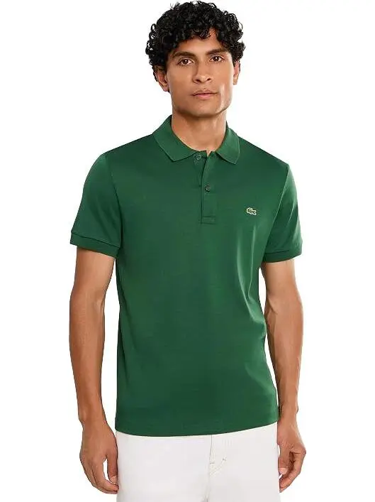 Lacoste Regular Fit Cotton Pima Polo Shirt Clothing - Green