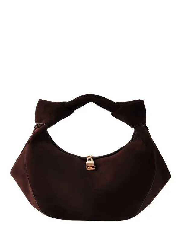 Gabriela Hearst Antonia Suede Shoulder Bag - Brown