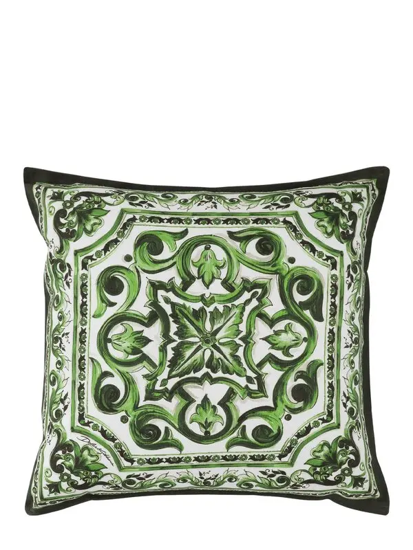 Dolce & Gabbana Graphic Print Outdoor Cushion - Multicolor
