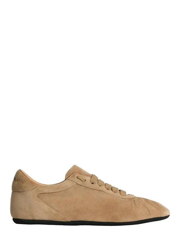 Dolce & Gabbana Split Calfskin Soft Ballet Sneakers - Beige