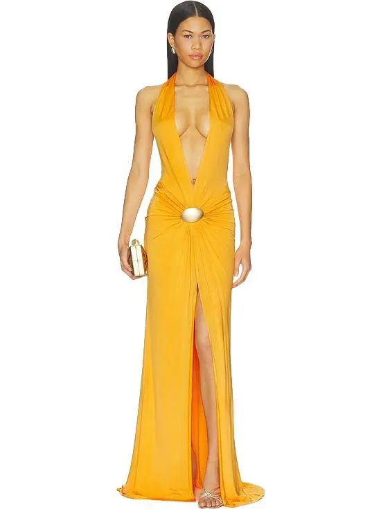 Nbd Juhi Gown - Orange