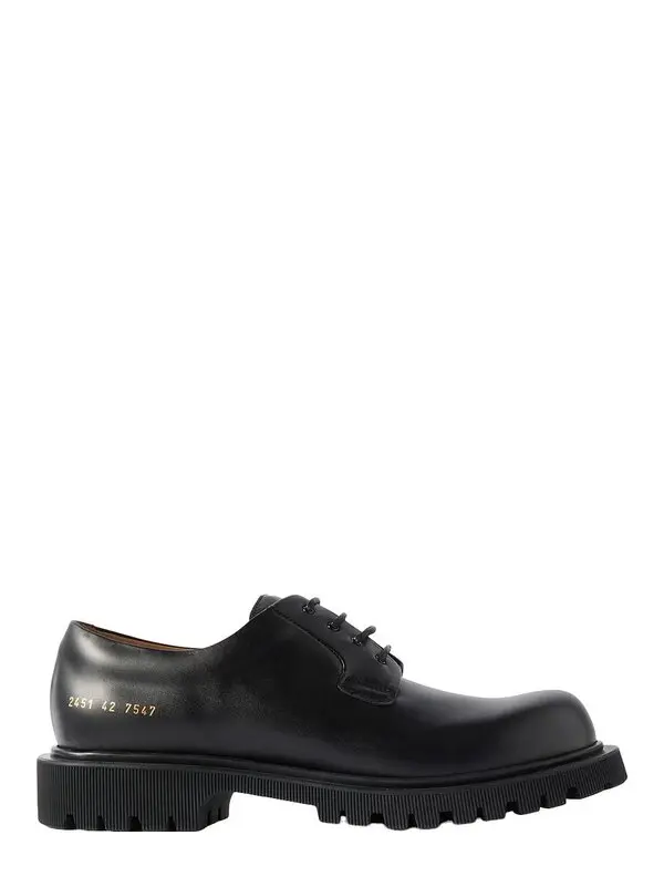 COMMON PROJECTS Leather Derby Shoes - Black
