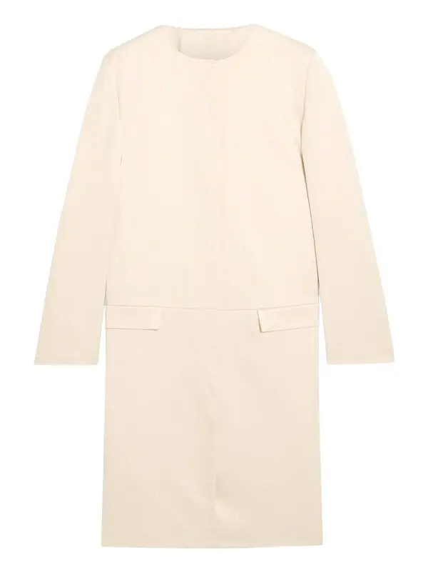TOTEME Chintz Satin Coat - Ecru
