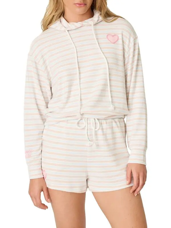 PJ Salvage Amour Stripe Hoodie - Stripe Multi