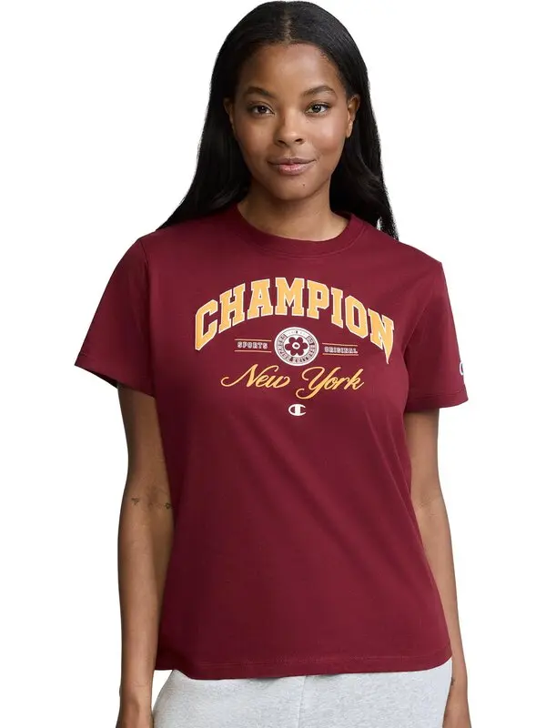 Champion New York Floral Graphic T-shirt - Cabernet