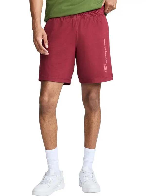 Champion 7" Jersey Script Logo Shorts - Cabernet