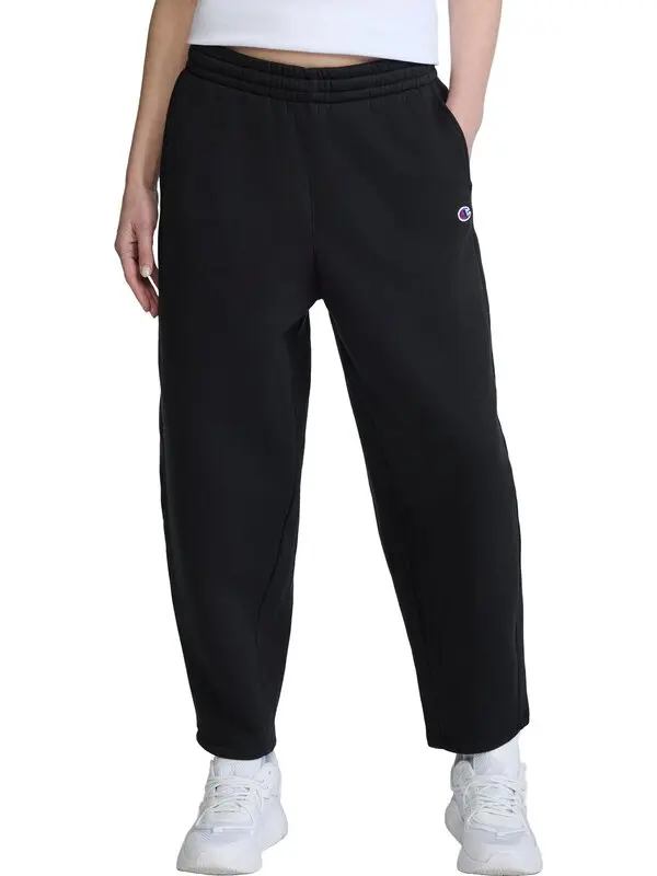 Champion Barrel Leg Fleece Pant - Black